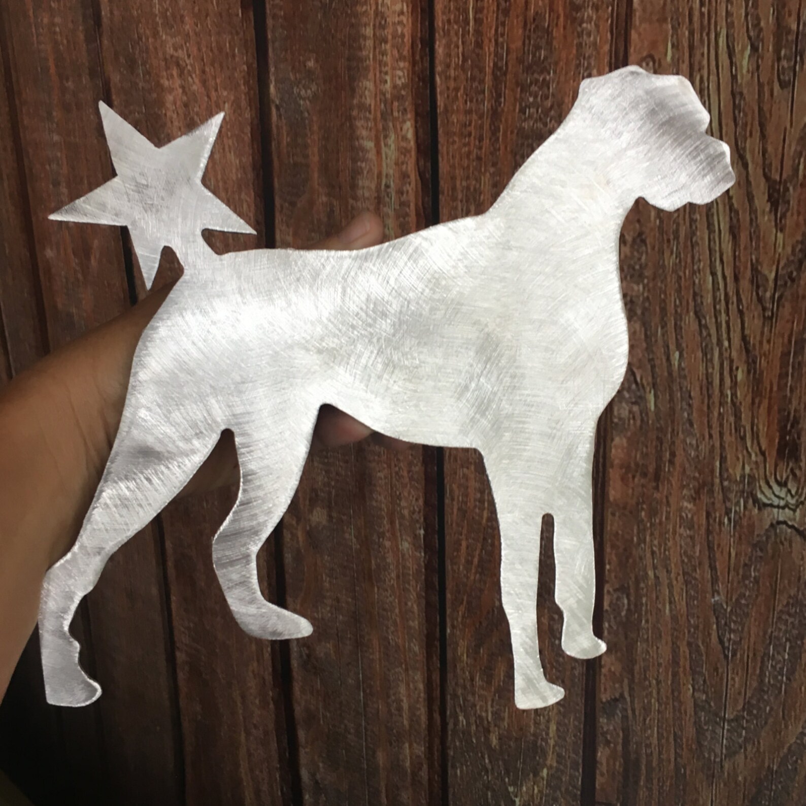 Boxer Star Dog Christmas Tree Topper Wreath Decoration Pet | Etsy