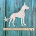 Great Dane, Dog Tree Topper, Holiday Decoration, Aluminum, Metal, Dog ...