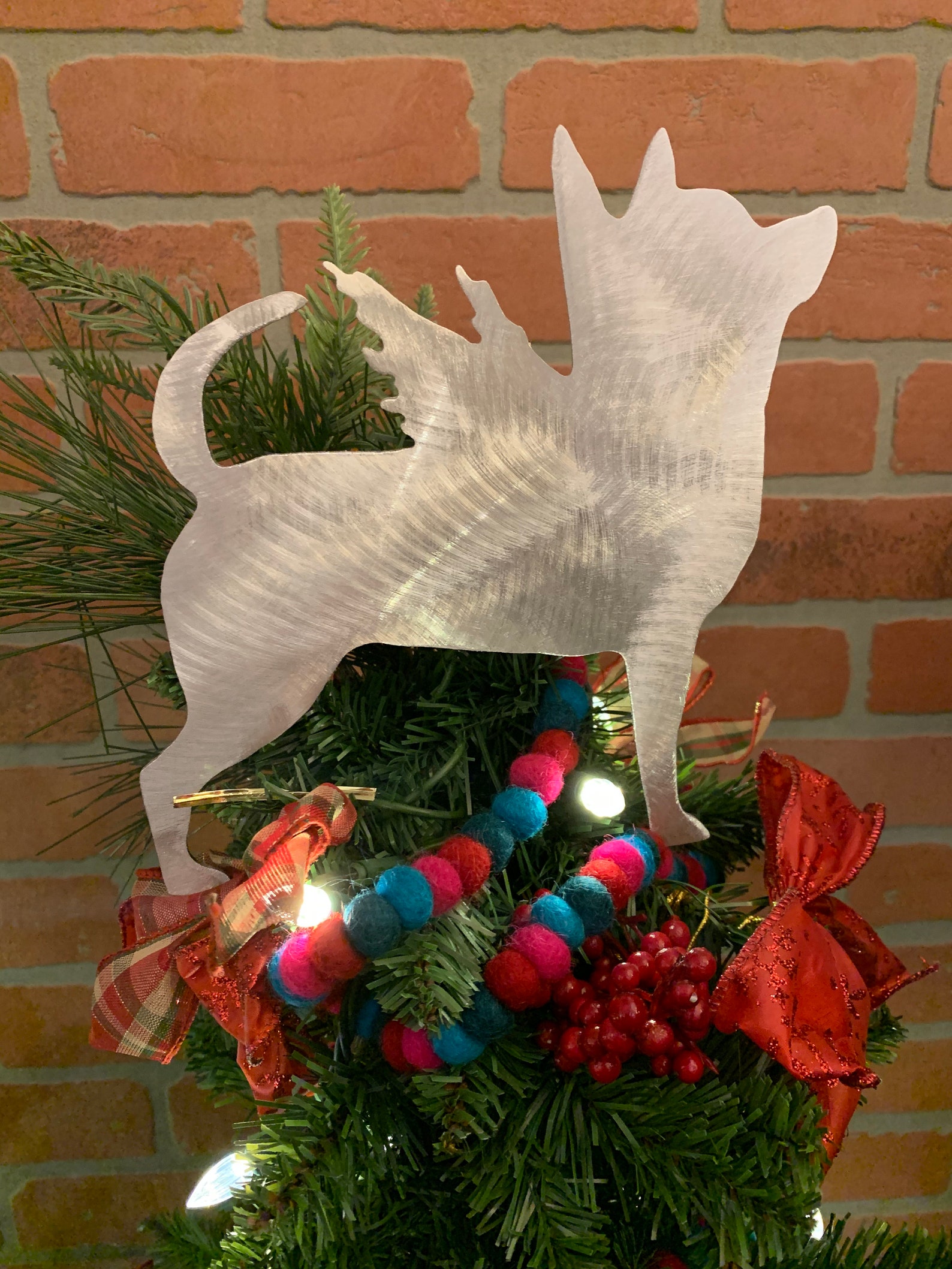 Chihuahua Angel Adorable Dog Christmas Tree Topper Star - Etsy