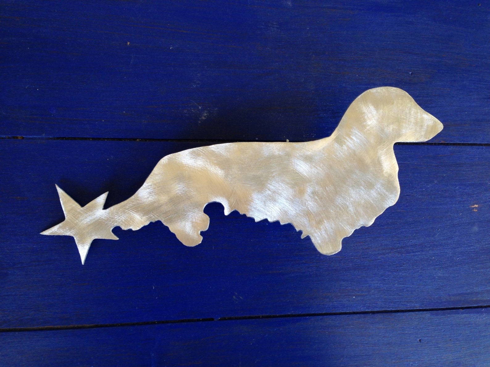 Dachshund, Long Haired, Weiner Dog, Christmas Tree Topper, Wall Hanging ...