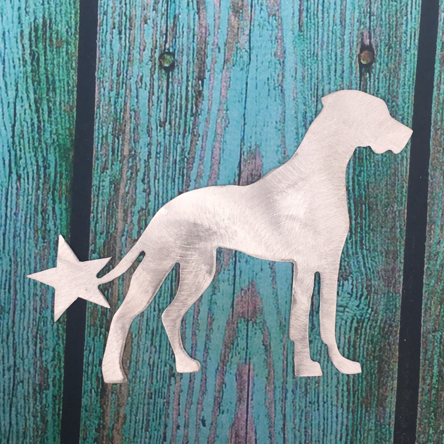 Great Dane With Natural Ears Star Dog Tree Topper Holiday - Etsy