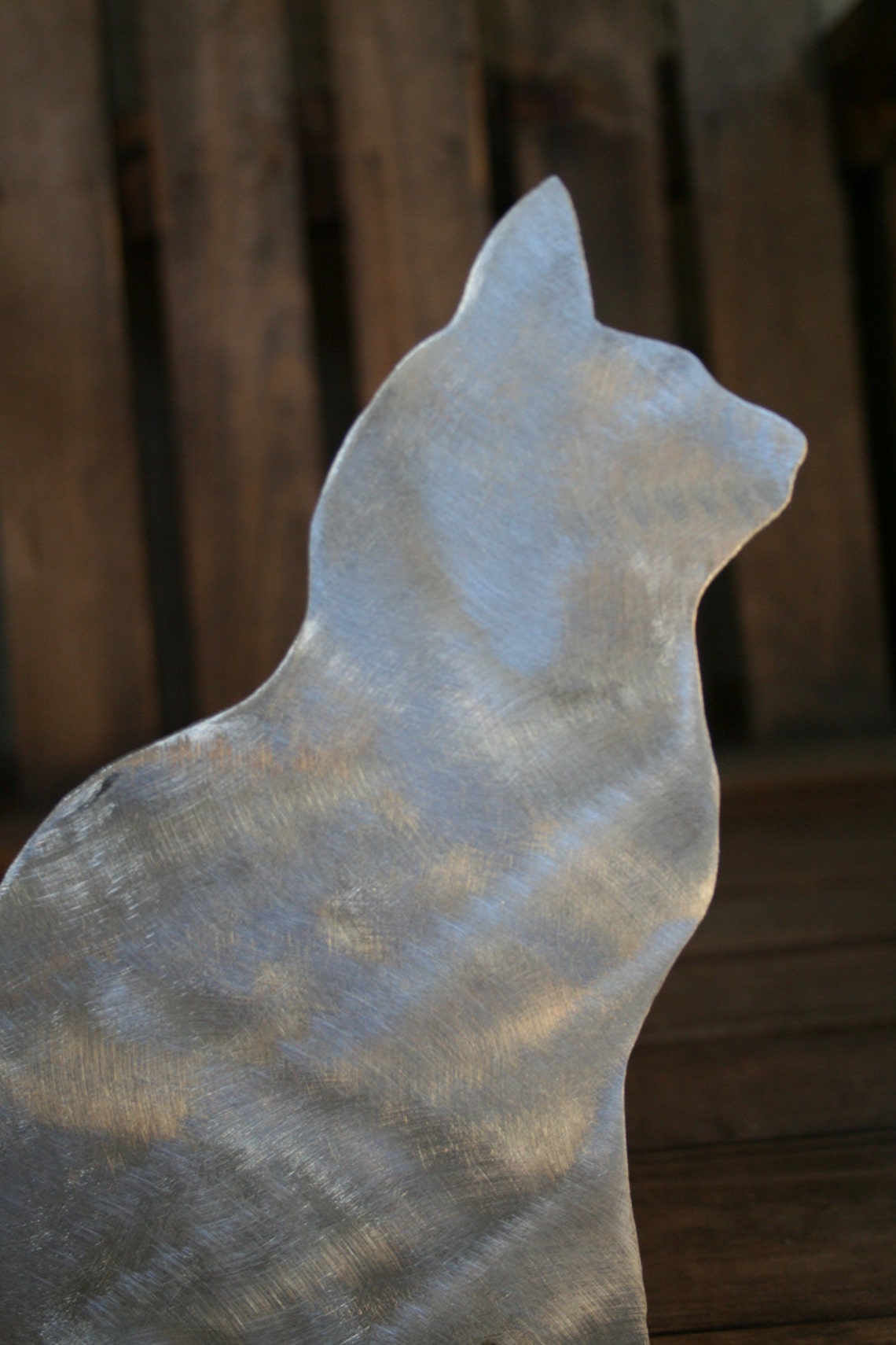 Kitty Cat Shelf or Window Sill Sitter Hand Cut Aluminum Art - Etsy