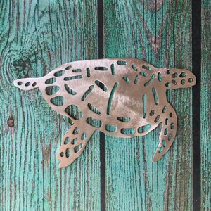 Sea Turtle Christmas Tree Topper, Wall Art or Yard Stake, Hawksbill ...