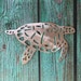 Sea Turtle Christmas Tree Topper, Wall Art or Yard Stake, Hawksbill ...