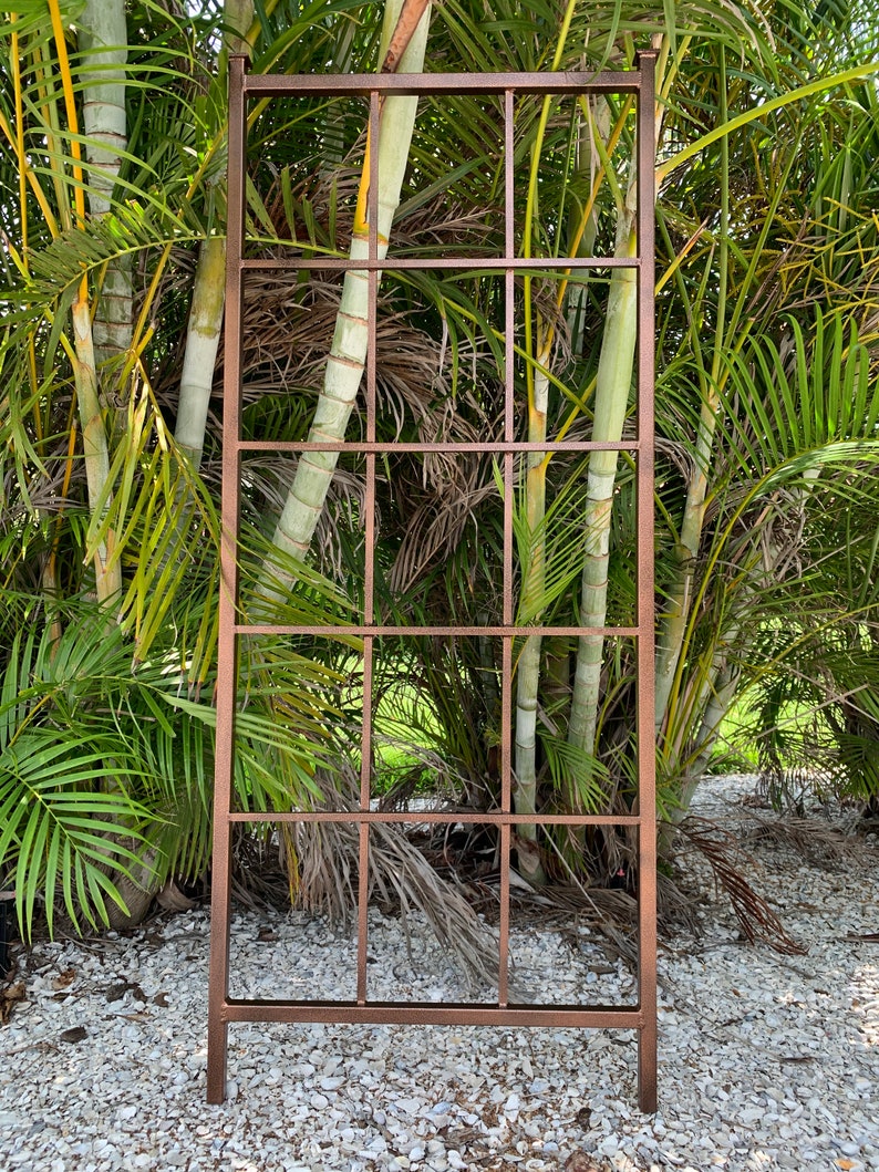Classic Metal Garden Trellis Plant Trellis All Aluminum - Etsy