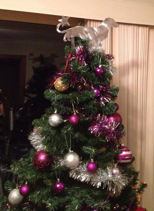 Dachshund Weiner Dog Dog Christmas Tree Topper Holiday - Etsy