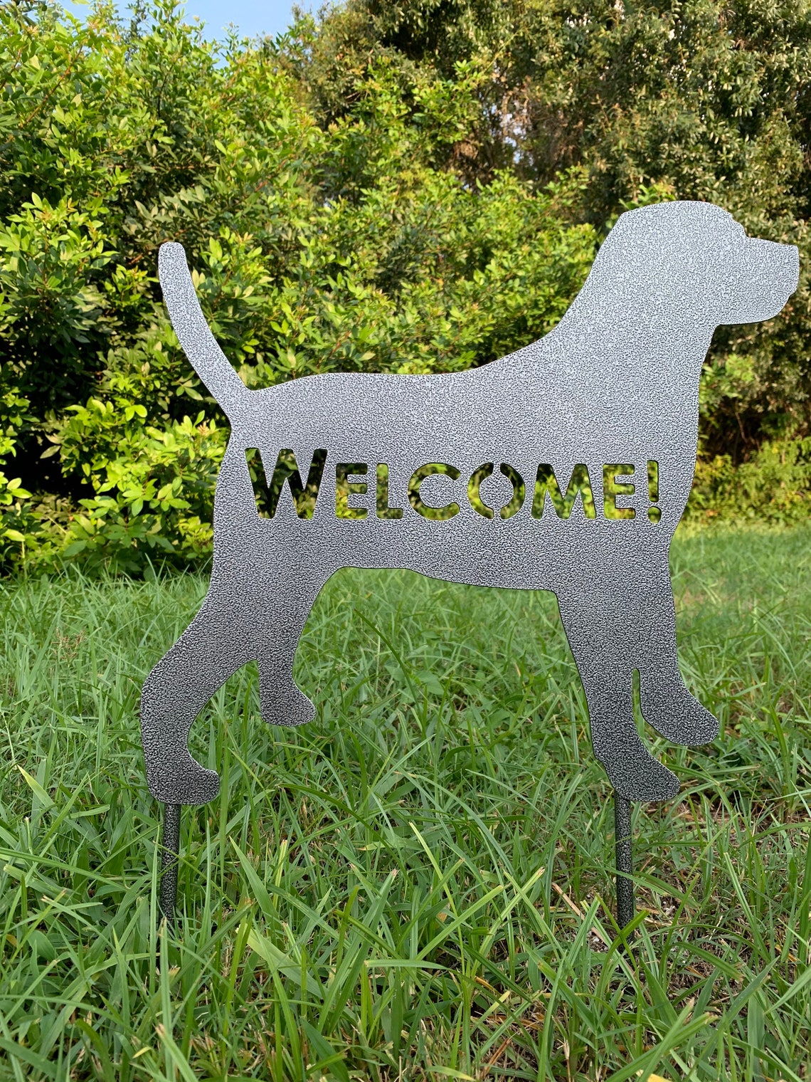 Labrador Retriever Welcome or Name Sign Dog Silhouette Lab - Etsy