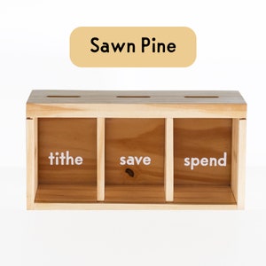 TITHE Save Spend Bank - Personalized Gift - Etsy
