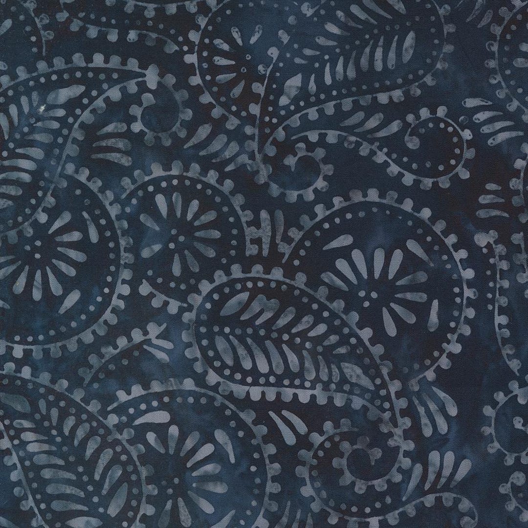 Blue Ridge Batiks Midnight 4367 20 HALF Yard - Moda Fabrics - Quilters ...