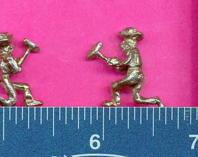 Lot of 10 Lead Free Pewter Miniature Miner Figurines - Etsy