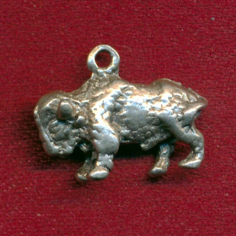 Bison Charm - Etsy