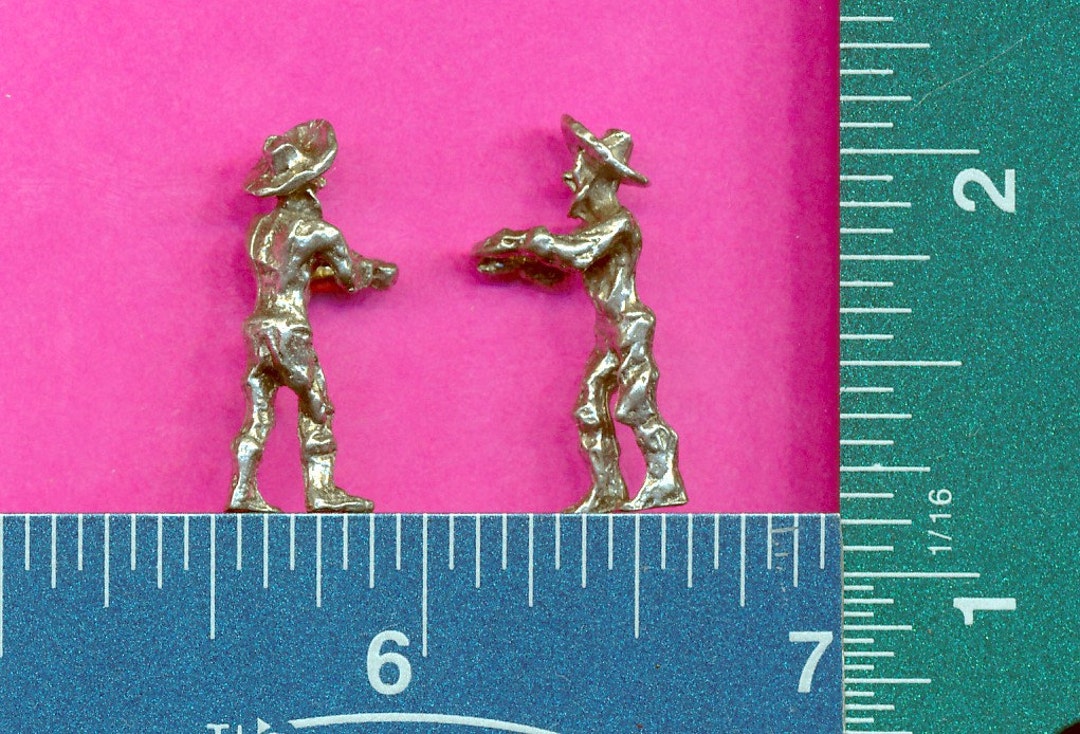 Lot of 10 Lead Free Pewter Miniature Miner Figurines - Etsy