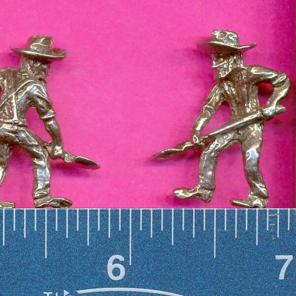 Miniature Pewter Figurine Miner - Etsy