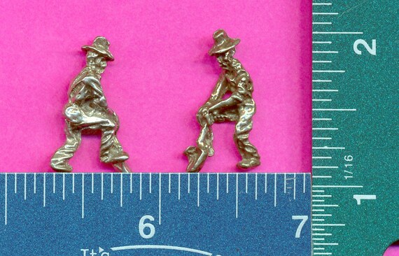Lot of 10 Lead Free Pewter Miniature Miner Figurines - Etsy