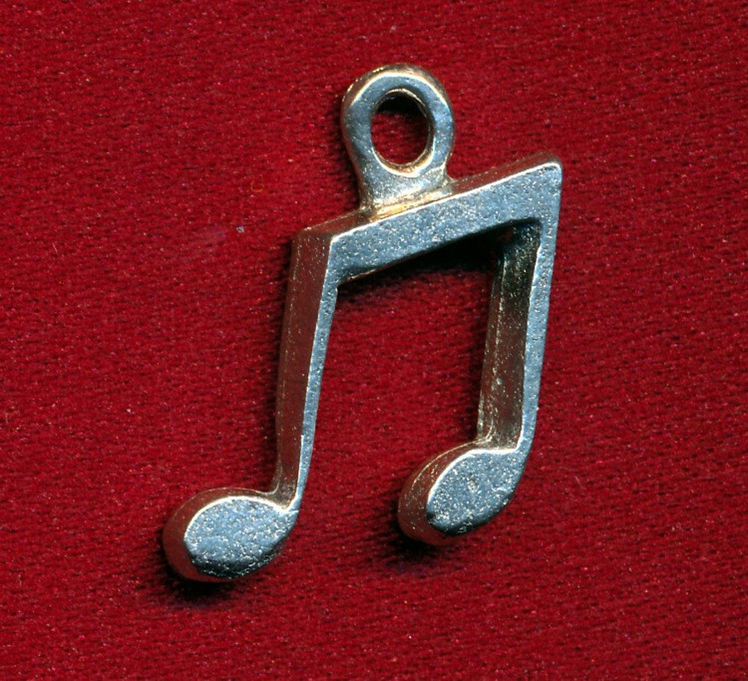 Lot of 6 Lead Free Pewter Music Note Charms - Etsy