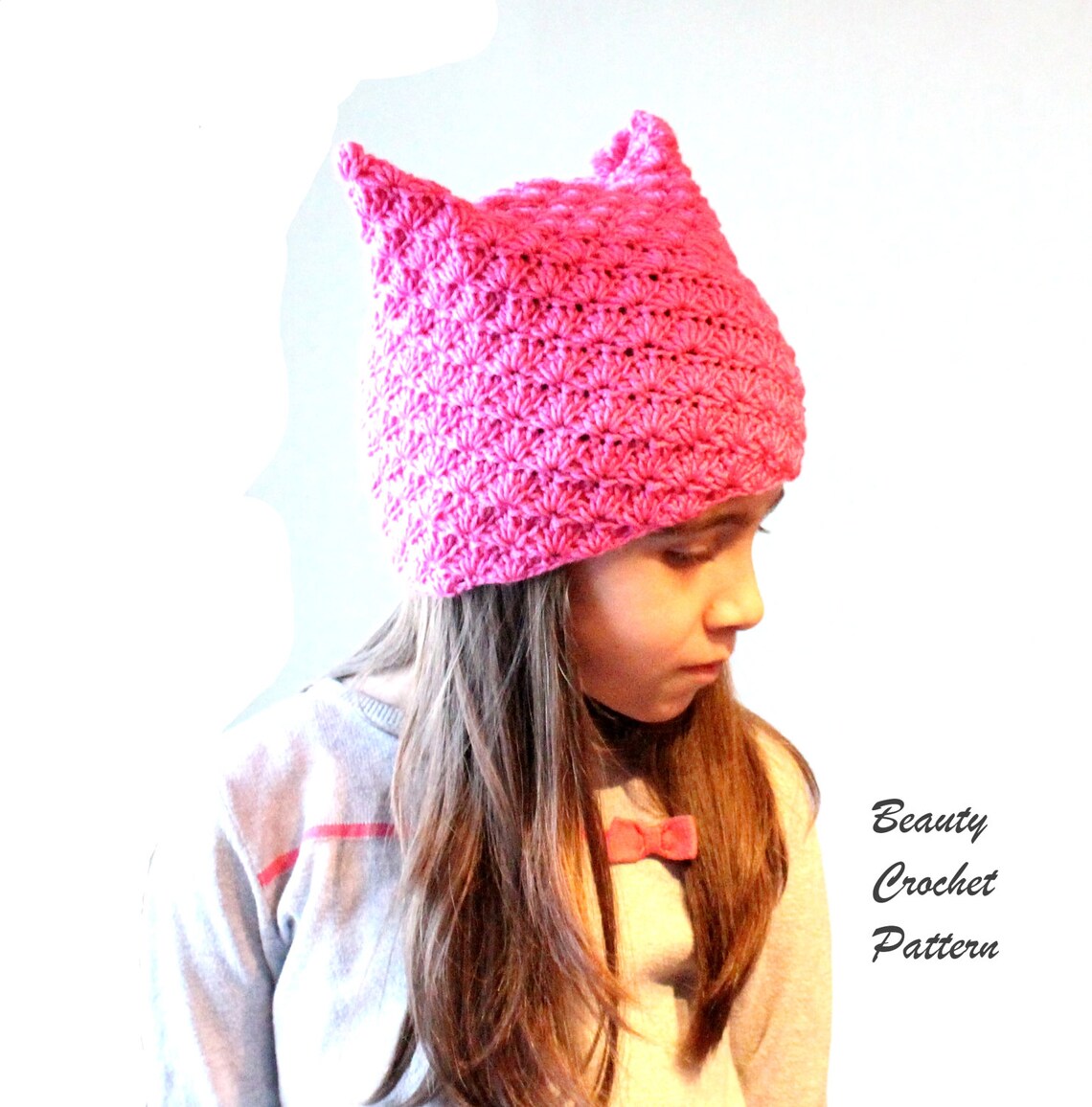 Pussyhat Pattern Crochet Pussycat Hat Pattern Pink Pussyhat Etsy