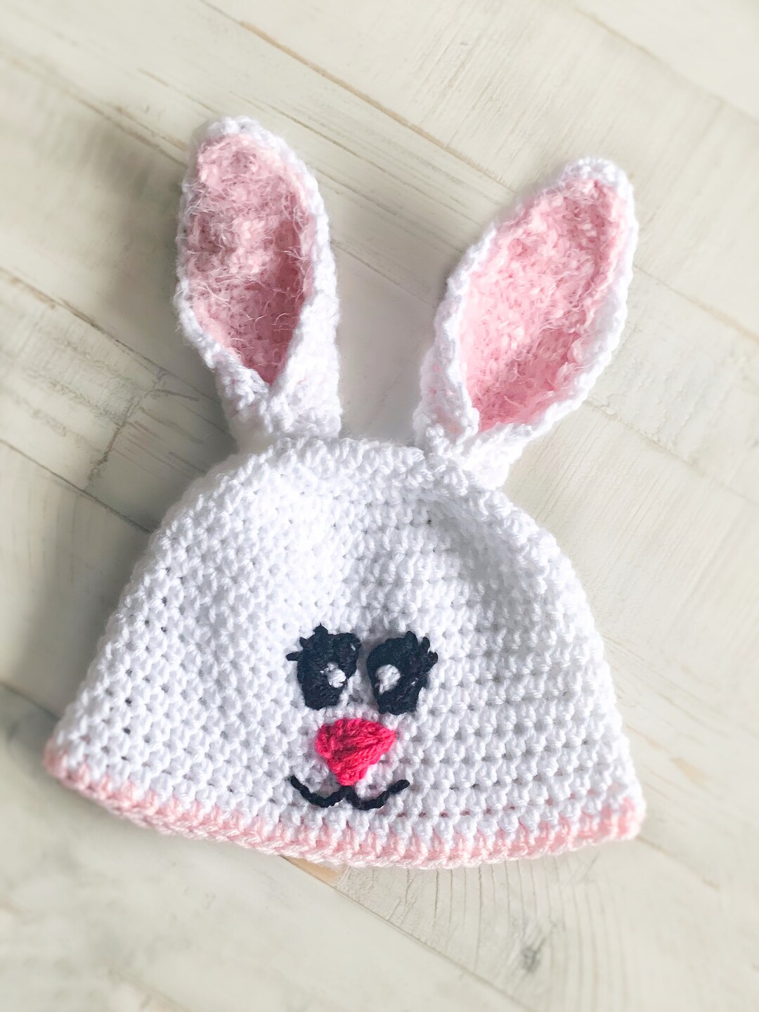 Easter Bunny Hat for Kids / Crochet Baby Beanie - Etsy