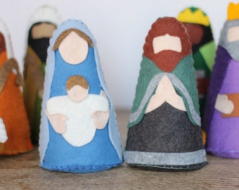 Felt Nativity | Etsy
