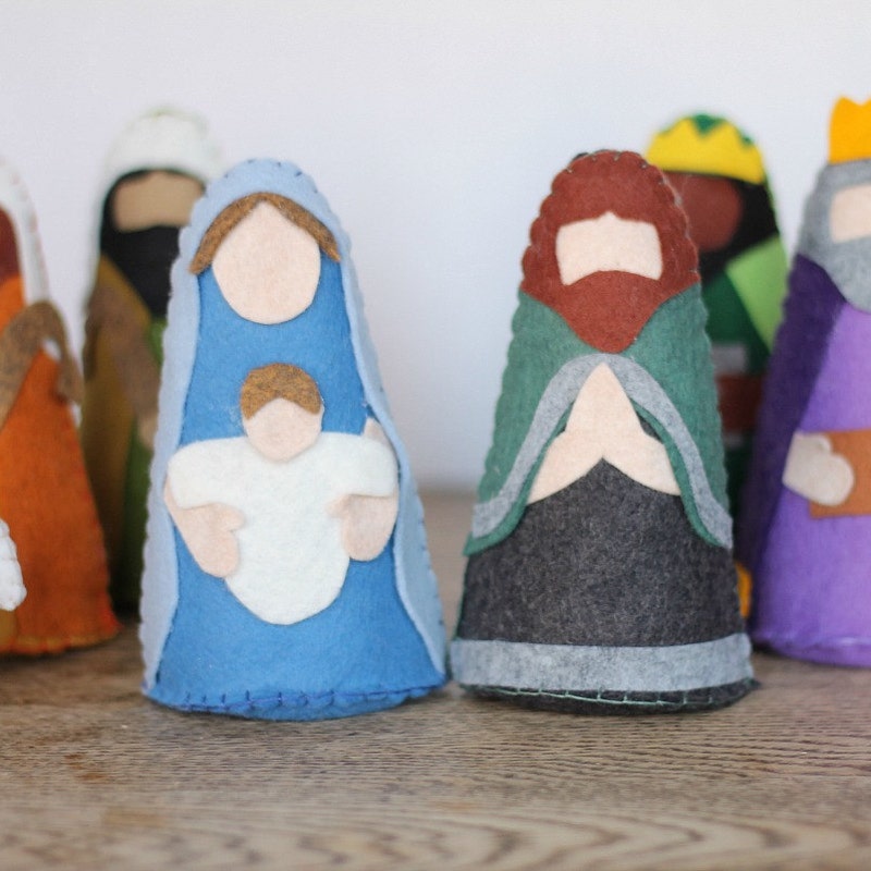 Felt Nativity - Etsy