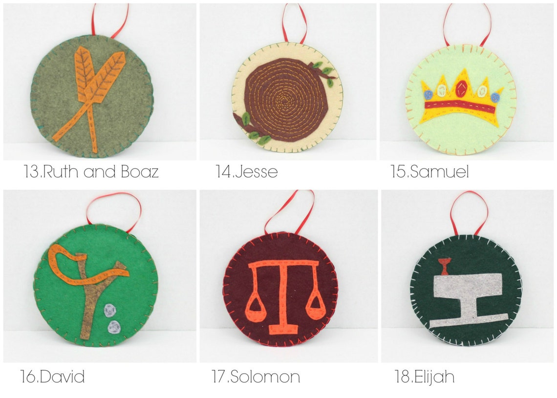 31 Jesse Tree Ornament Patterns // Templates for Jesse Tree | Etsy