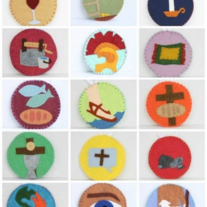 Jesus Tree Felt Ornament Pattern//lenten Scripture Activity // - Etsy