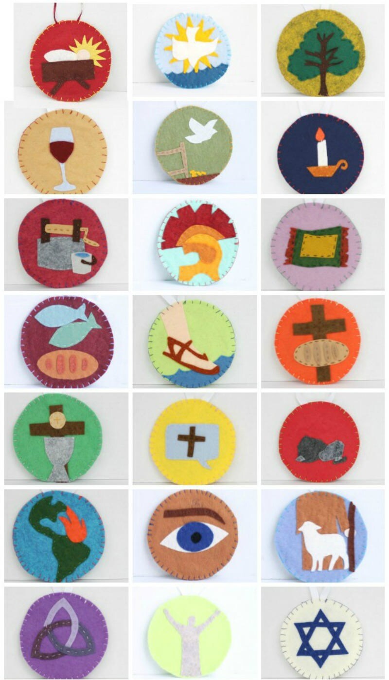 Jesus Tree Felt Ornament Pattern//lenten Scripture Activity // - Etsy