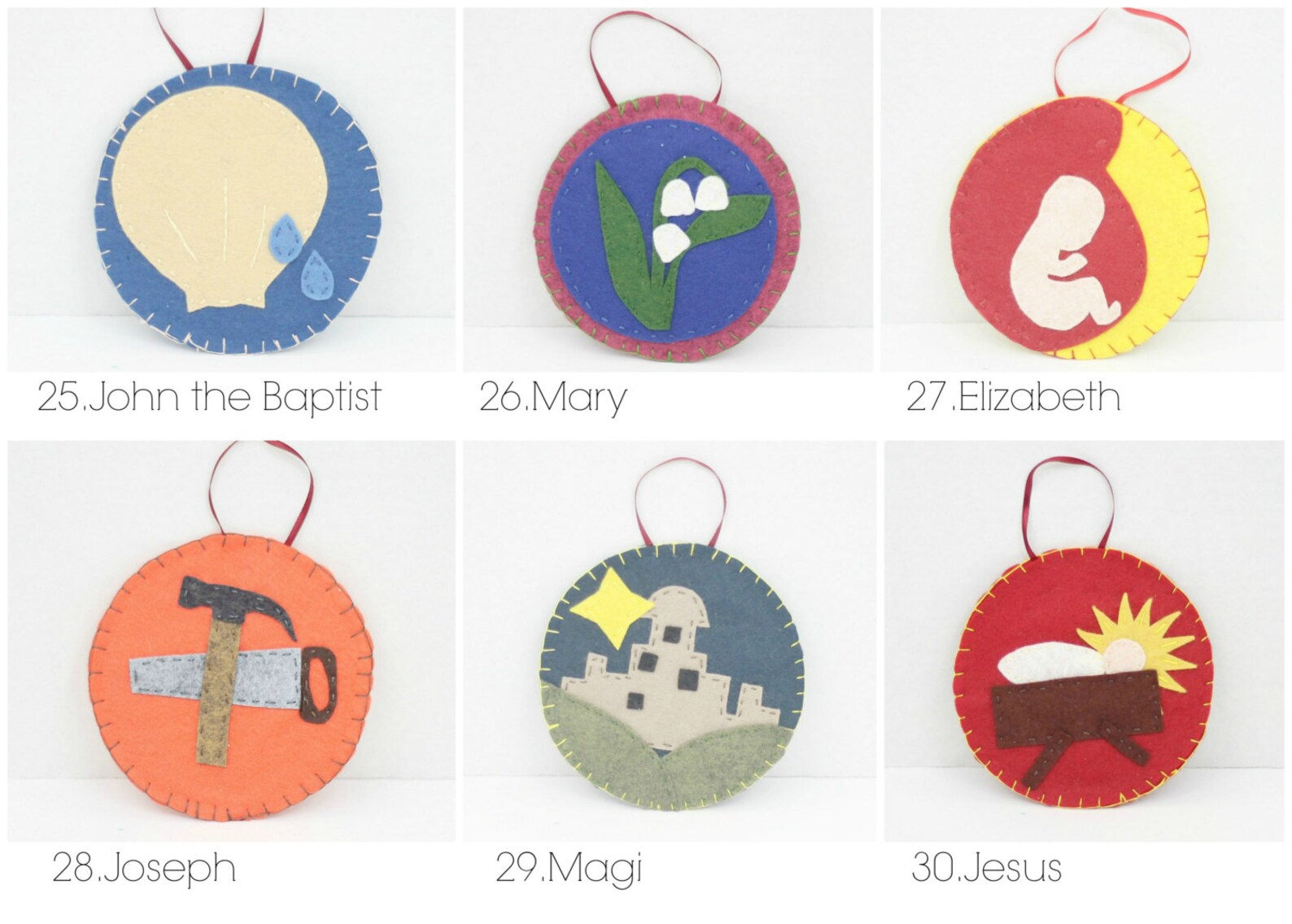 31 Jesse Tree Ornament Patterns // Templates for Jesse Tree | Etsy