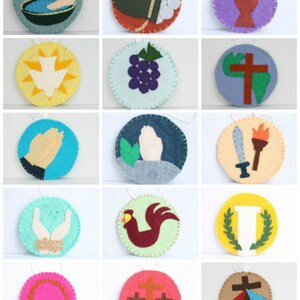 Jesus Tree Felt Ornament Pattern//lenten Scripture Activity // - Etsy