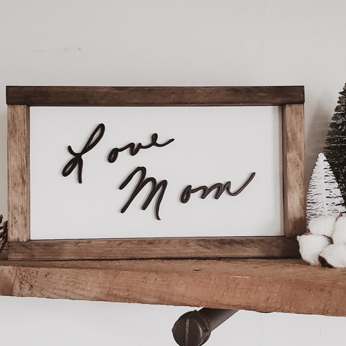 Custom Handwriting Sign Laser Engraved Handwritten Wooden - Etsy
