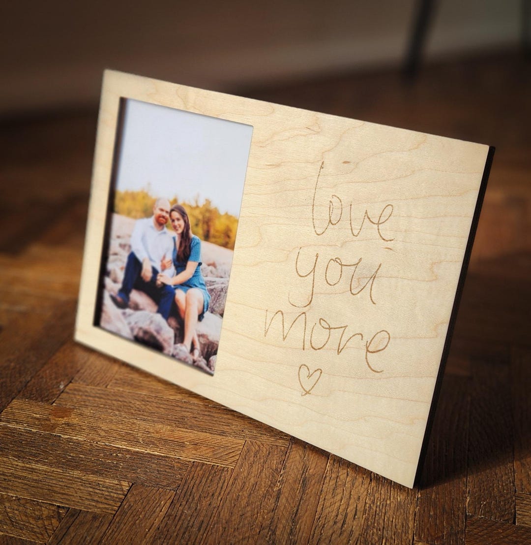 Custom Handwriting Photo Frame - Etsy