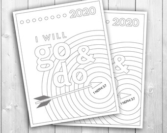 Yw Theme Coloring Page - Etsy