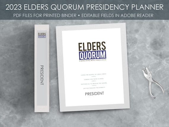 Elders Quorum Lesson
