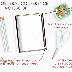 Digital General Conference Notebook Journal Workbook Notes for iPad ...