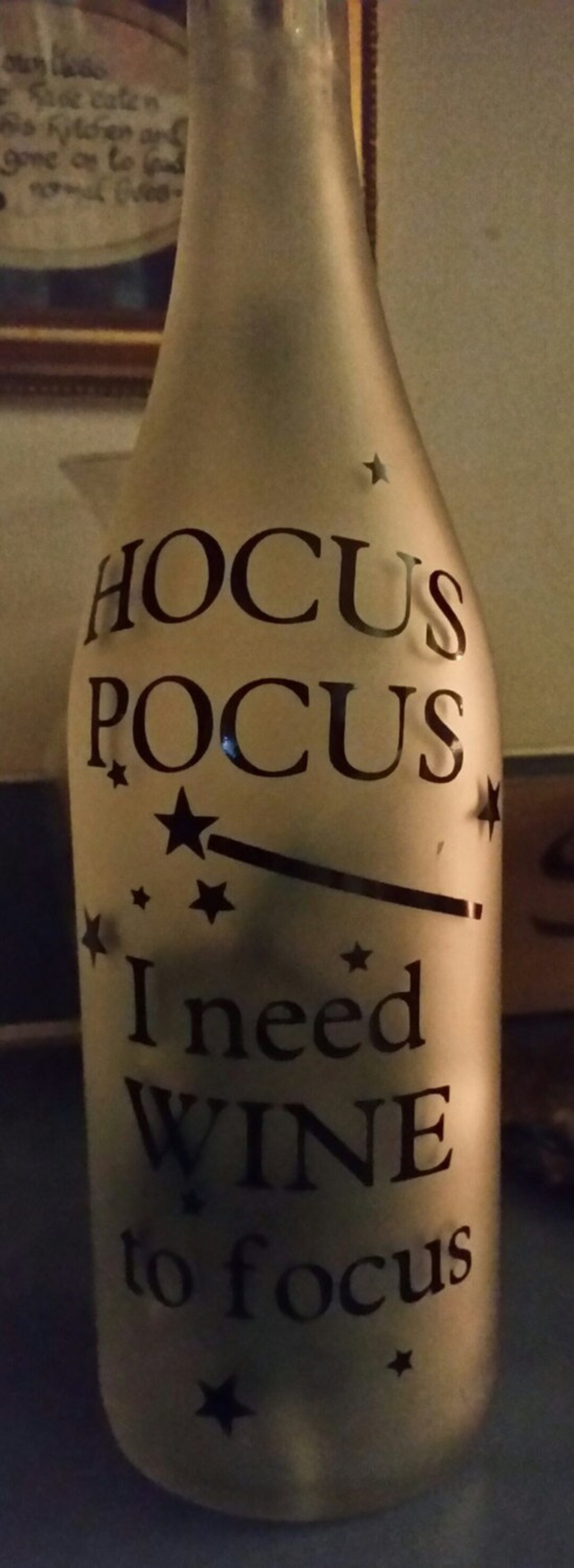 Hocus Pocus Wine Bottle - Etsy