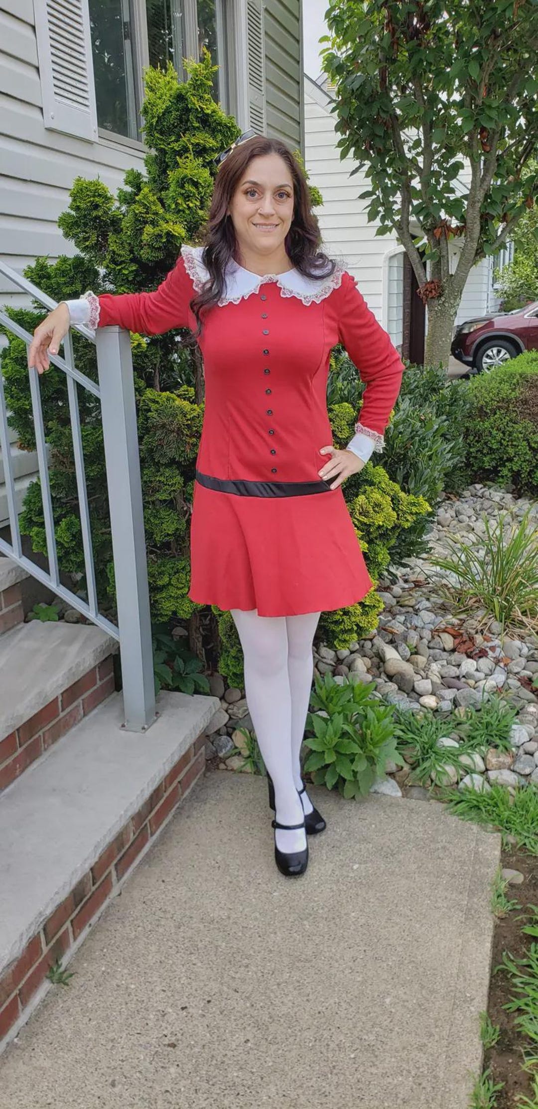 Adult Veruca Salt Costume (willy Wonka and the Chocolate Factory - 1971 ...