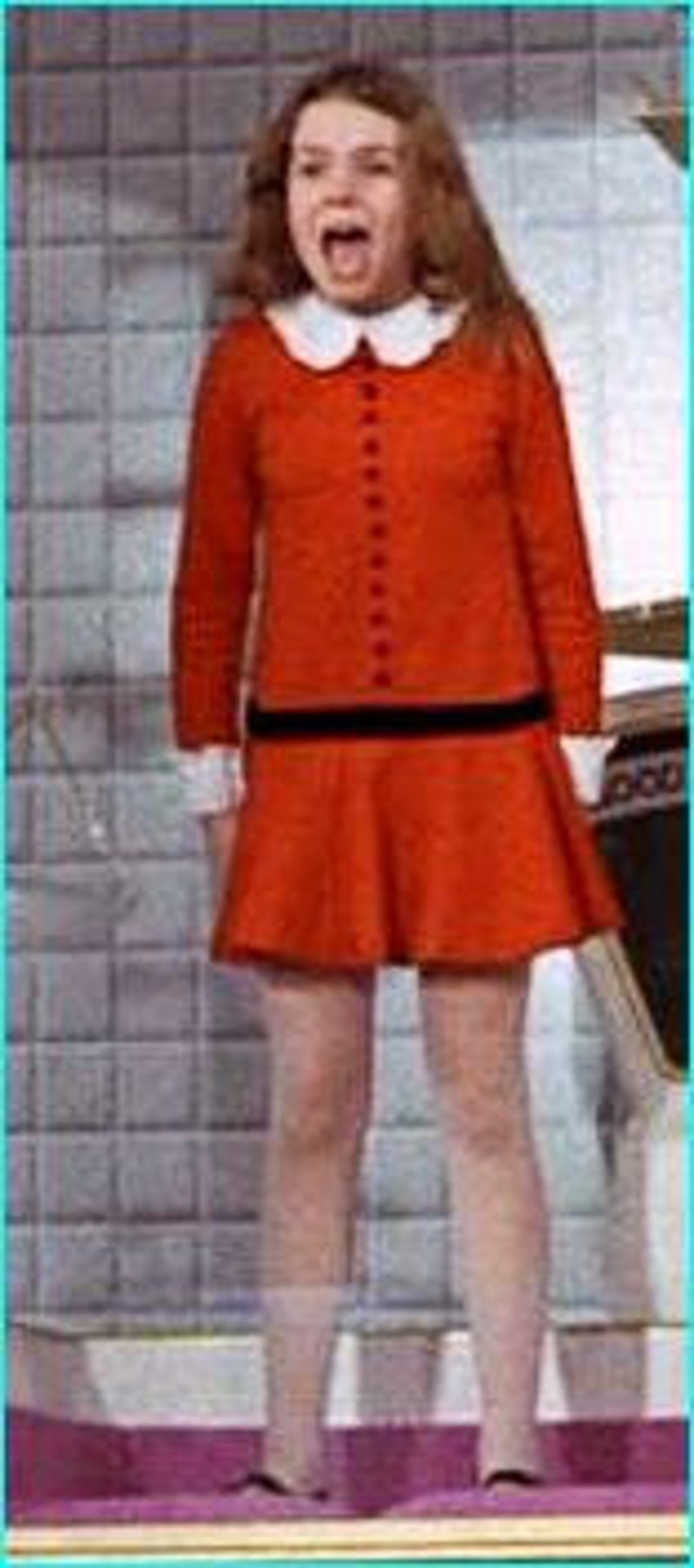 Veruca Salt Costume willy Wonka and the Chocolate Factory - Etsy Norway