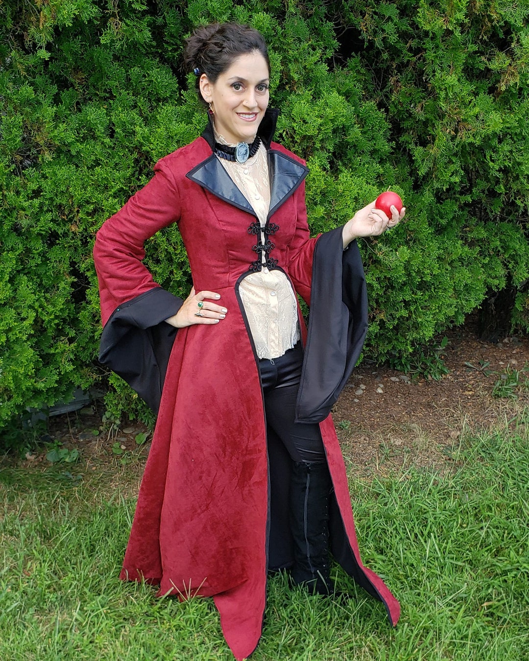 Once Upon a Time Regina Mills Evil Queen Red Coat - Etsy
