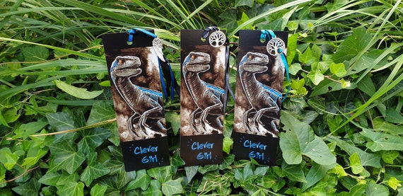 Dino Raptor Bookmark / Velociraptor / Jurassic / Cretacious / - Etsy