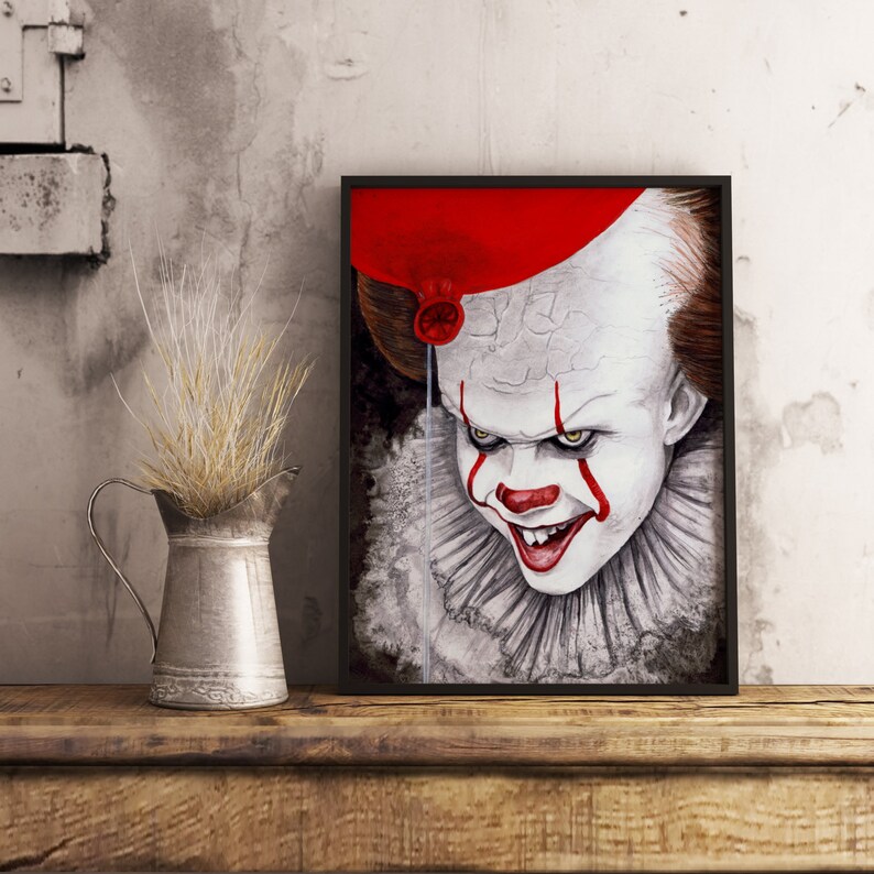 Mandalorian Grogu the Child Print Poster of Kid Baby Yoda Pennywise ...