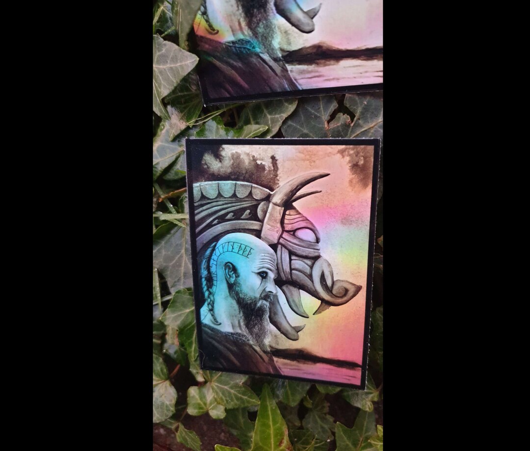 Floki Vikings Sticker or Magnet / Car Fridge Decorative Magnet / Laptop ...