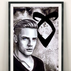 Shadowhunters Magnus Bane Jace Print / Parabatai / Malec / Clary ...