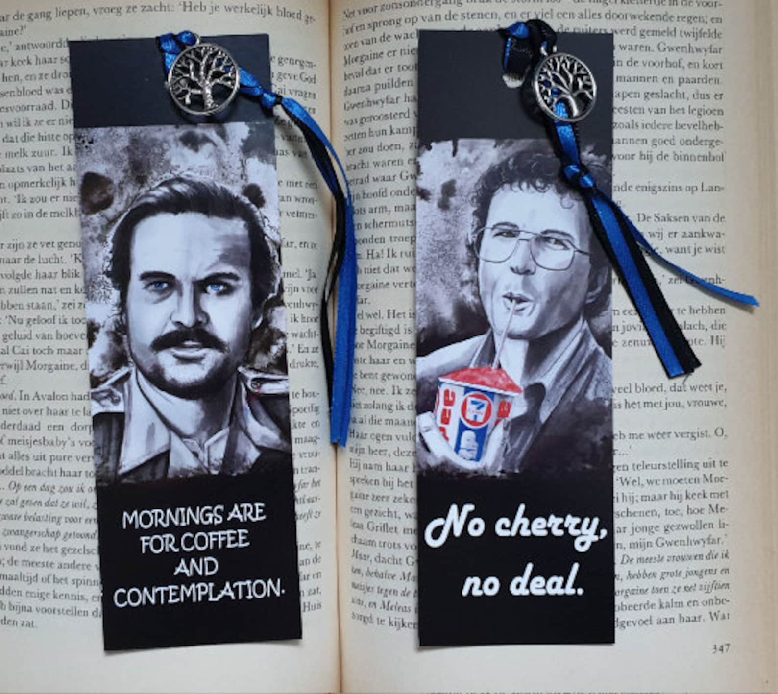 Stranger Things Eleven Bookmark / Alexei / Hopper / - Etsy