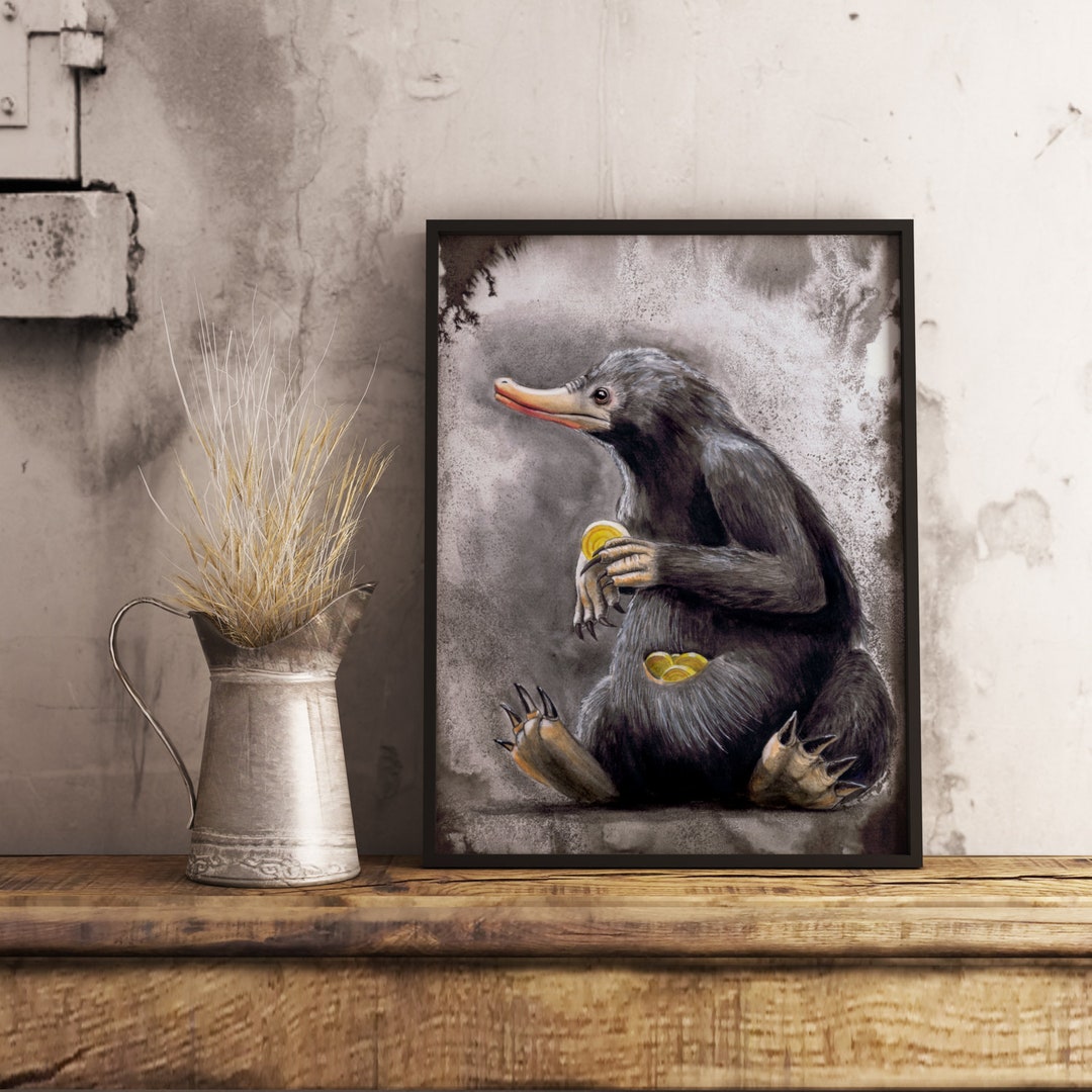 Artprint A4 Niffler Thestral Beasts Ink Drawing - Birthday Gift for You ...