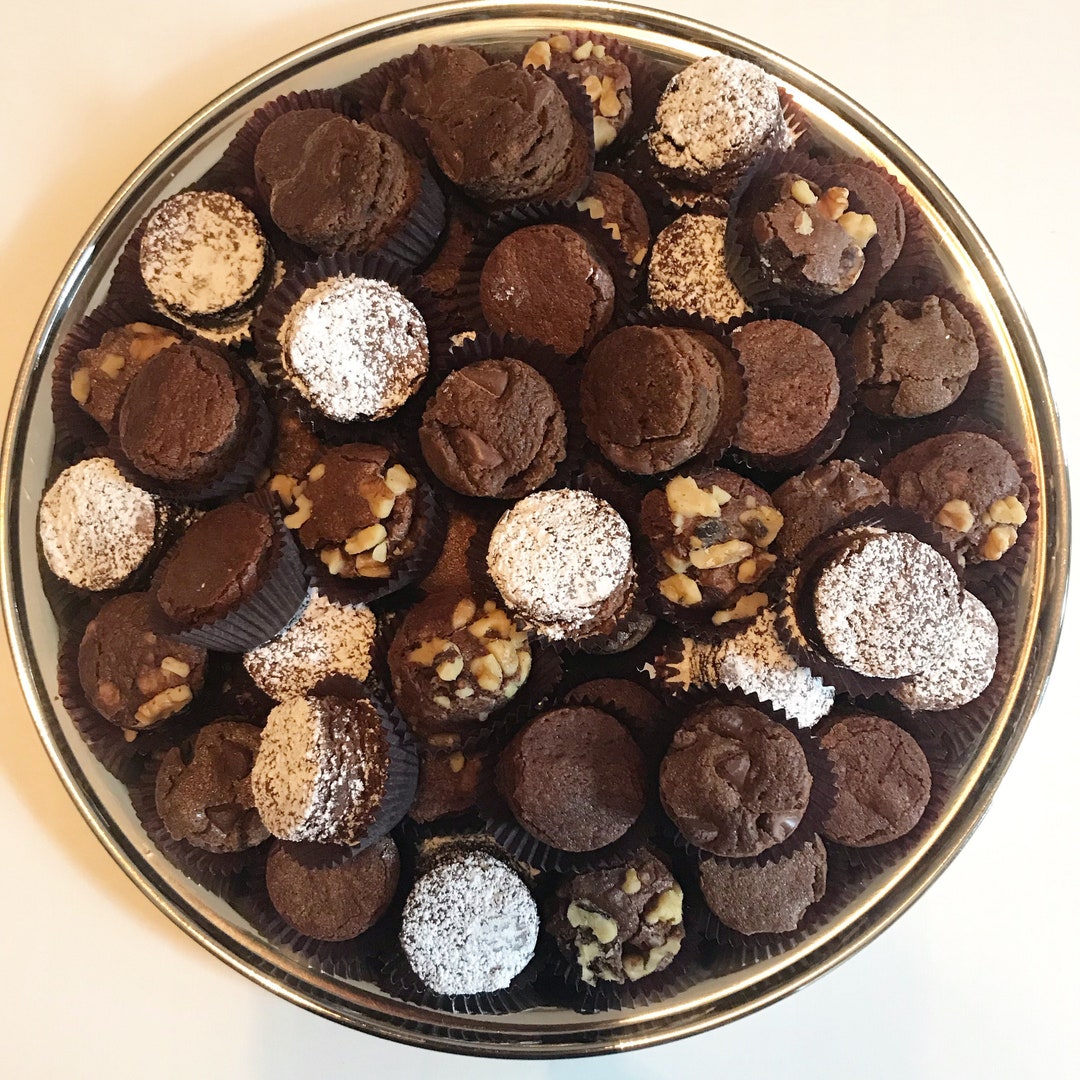 50 Piece Brownie Bites Sampler Box / Assorted Brownie Sampler - Etsy