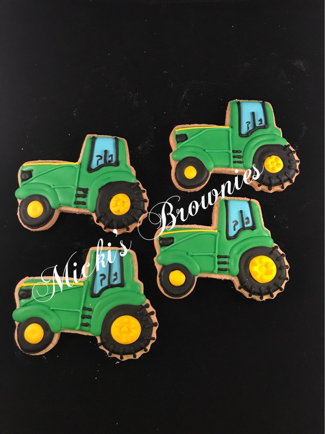 Tractor Themed Sugar Cookies / Tractor Cookies / Tractor - Etsy