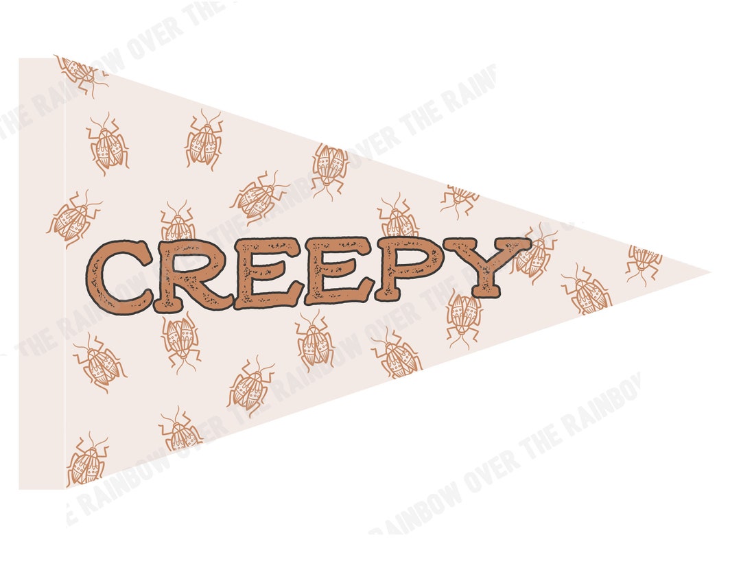 Creepy Flag Printable Flag Halloween Printable - Etsy