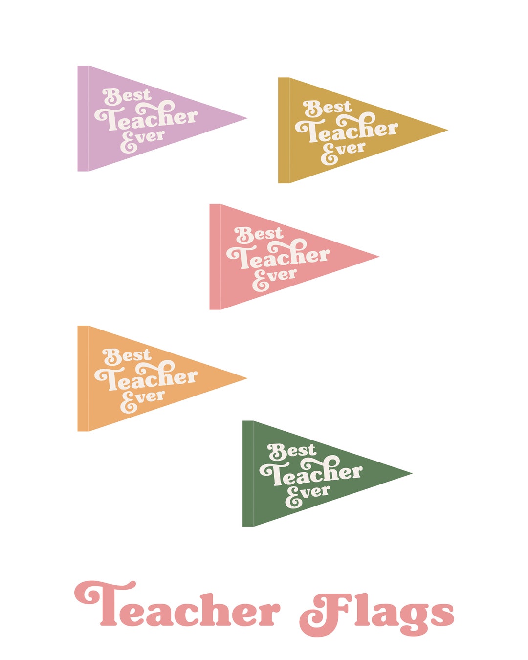 Teacher Flags - Etsy