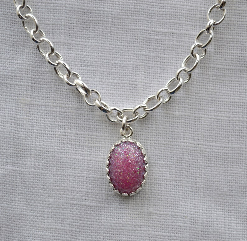 Ashes Cremation Medium Stone Chain Bracelet - Etsy