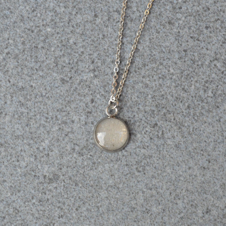 Genuine Lunar Meteorite Moon Dust Medium Hand Blown Necklace ...