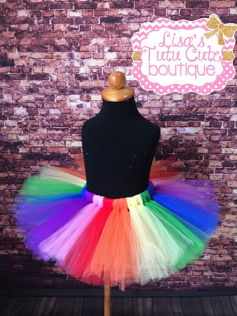 Rainbow Tutu. Children's Tutu. Birthday Tutu. Recital - Etsy